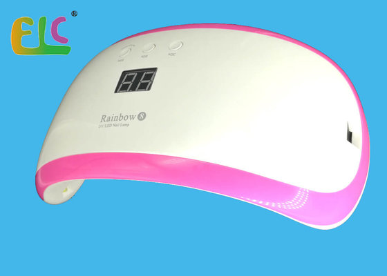 Infrared Sensor Led Nail Curing Lamp , Gel Manicure Dryer 21 LEDs 36 Watt Rainbow 8