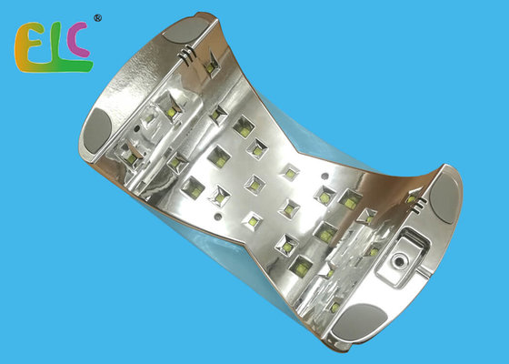 PC/ABS Materials Led Light Nail Polish Dryer 48 Watt 100-240v Leather Top Case LC 8