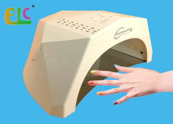 Professional Gel Nail Lamps 24W 48W Switchable Nail Polish Dryer Nail Curing Lamp Rainbow 6