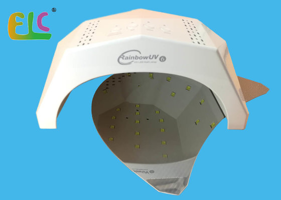 Professional Gel Nail Lamps 24W 48W Switchable Nail Polish Dryer Nail Curing Lamp Rainbow 6