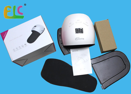 Rainbow4 48W Led Nail Drying Gel Manicure Light Machine Slipper Shape for Hands and Feet