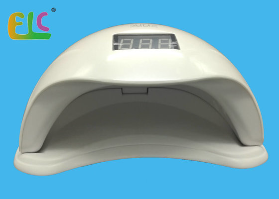 SUN 5 Plus 48w Gel Nails Light Box, Professional UV Nail Lamps With Large LCD Time Display for Two Hands