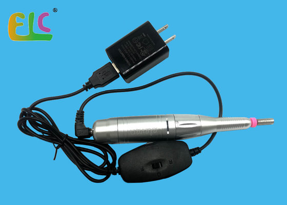 Nail Drill Machine Pen Shape Nail Filer Machine DC 5V USB Cable Low Vibration Portable
