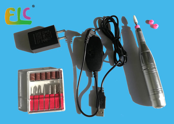 Nail Filer Machine 30000RPM Pen Shape Portable Nail Drill Machine Aluminum Alloy Casing