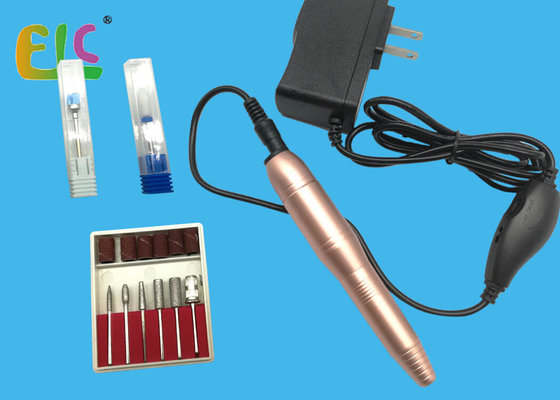 Nail Filer Machine 20000RPM Pen Shape Portable Rose Violit Color Continuously Variable Speed