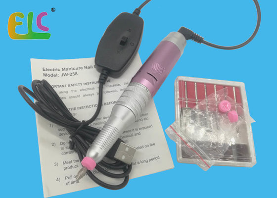 Multifunction Electric Nail Drill Machine Pen Shape Forward and Reverse 30000 RPM Low Noise