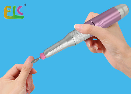 Portable Electric Nail Polisher Machine USD Control Cable 30000RPM All Metal Materials