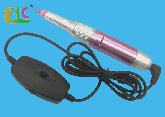 Portable Electric Nail Polisher Machine USD Control Cable 30000RPM All Metal Materials