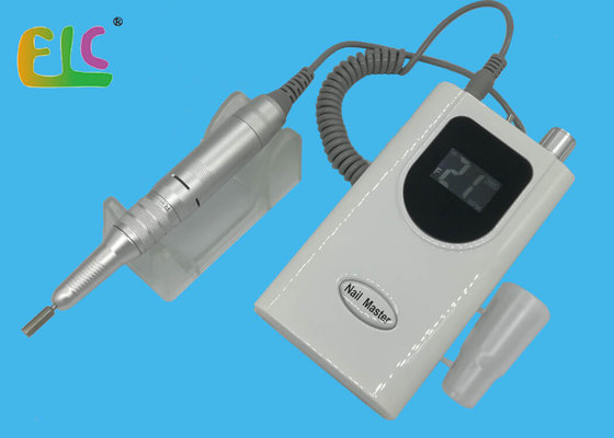 Protable Desktop Nail Drill Machine with Battery 3000mA 0~35000RPM Continuously Variable Speed