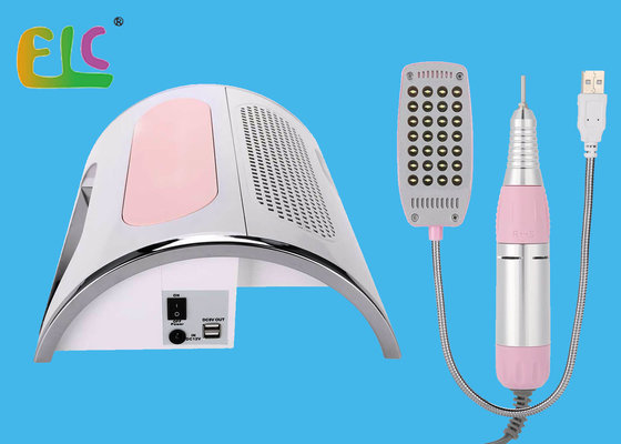 4-in-1 Multi-function Nail Tool UV LED Nail Lamp Nail Dust Collector Nail Drill and Lighting