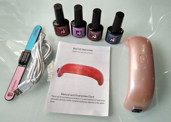 Portable USB 9 Watt Led Light Gel Nail Dryer Light Weight 50 - 60hz