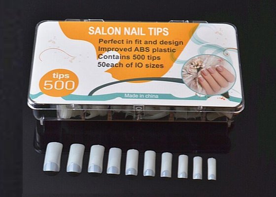 10 Size Nail Painting Tips Prats Nature Nail Tips Display ABS