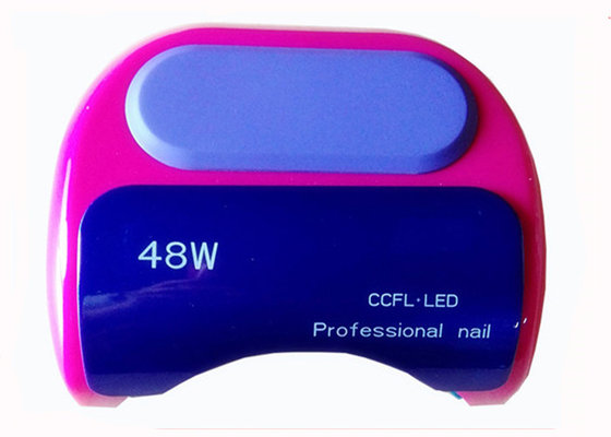Rose Red Led Nail UV Lamp With Sensor / Led UV Lamps For Nails