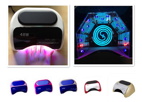IR Sensor 48W UV LED Nail Lamp Uv Led Nail Dryer CCFL Red Rose Red