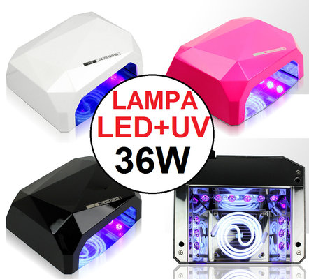 Infra Led Ccfl UV LED Nail Lamp 10s Fast Curing Nail Gel Polish 24*16*9.8cm
