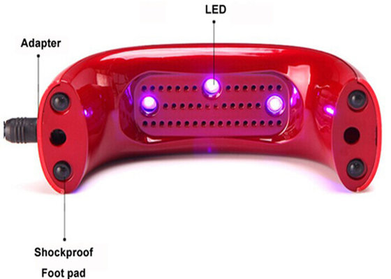6 Colours 9W LED Lamp Nail Dryer 395nm Wave Plastic Material Nail lamp