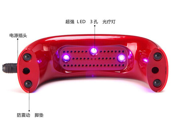 395nm Led Nail Dryer Lamp Red Color Beauty Electric Nail Polish Dryer Global Nail Lamp