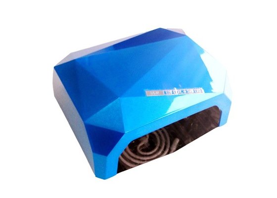 Hand Held UV Lamp Nail Dryer Diamond Shaped In Blue , Green , Golden