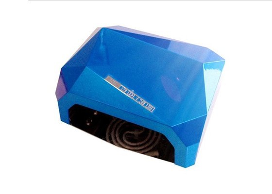 Hand Held UV Lamp Nail Dryer Diamond Shaped In Blue , Green , Golden