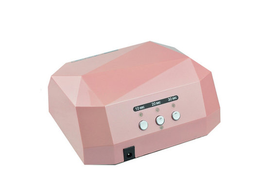 Unique Dual UV LED Nail Lamp 36 Watt For Sock Off UV Gel Curing Pink Color