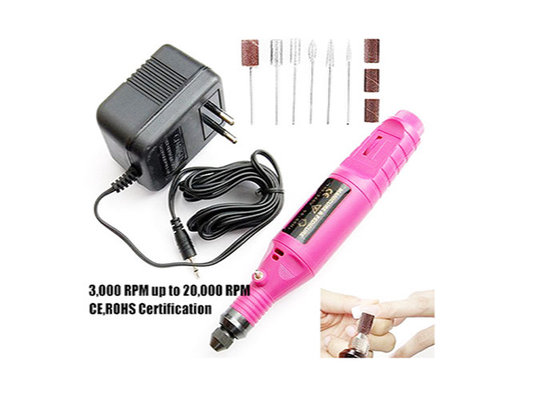 Small Plastic Electronic Nail Drill Machine Pen Shape With 20000 Rpm 110 - 240V