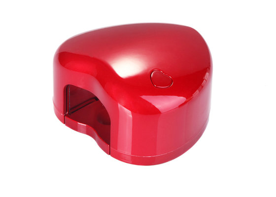 Lovely Red LED Nail Polish Dryer Machine For Girls / LED Nail Curing Light