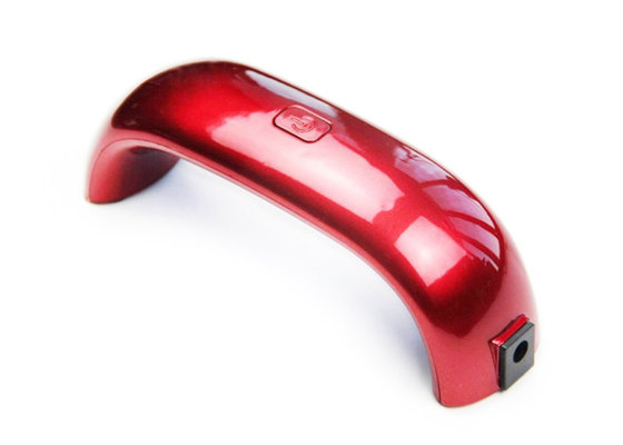 Nail Gel Curing 9 Watt UV LED Nail Lamp Red Color Rainbow Roast Lamp 110-240V