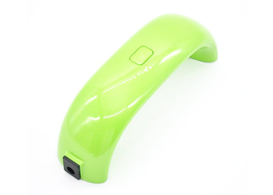 Portable Plastic LED Lamp Nail Dryer Rainbow Shape 6 Colors , Gel Manicure Light