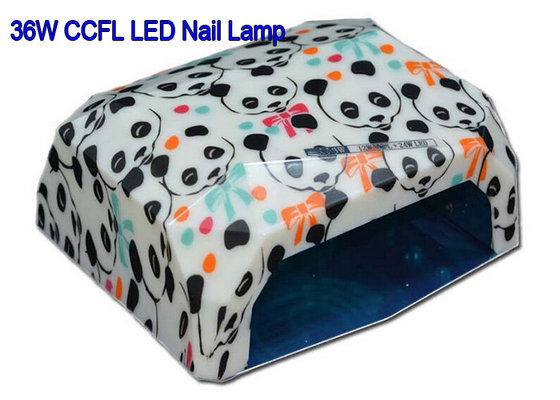 Magnifying Lamp For Nail Art UV LED Nail Lamp With Leopard Printed / Cute Patterns