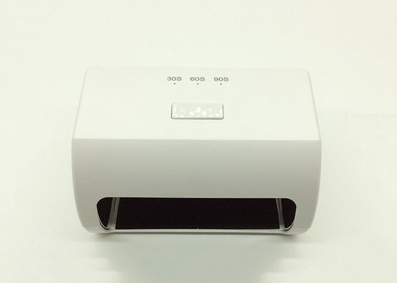 White 9W LED Nail Lamp Dryer For 4 Fingers , Setting Time 30s 60s 90s