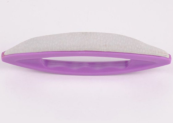 Chamois & Plastic Manicure Nail Brush Polishing / Wax For Cuticle Trimmer Buffer