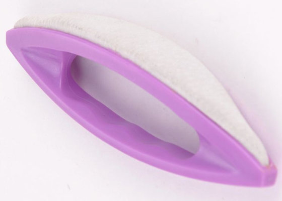 Chamois & Plastic Manicure Nail Brush Polishing / Wax For Cuticle Trimmer Buffer