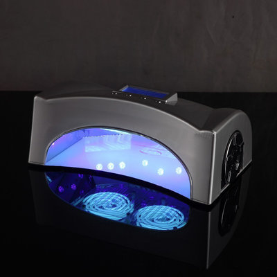 Mini Fashionable 2 Hands UV LED Nail Lamp 66W With Fan / LED Nail Curing Light