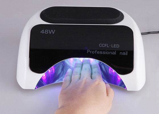 48W Snow-White Color UV LED Nail Lamp 18K Professional CCFL + LED Nail Dryer