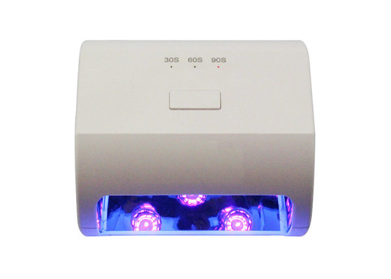 White 9W LED Nail Lamp With EU , US , AU , UK Plug / LED Curing Light For Nails