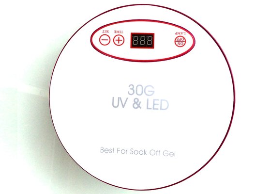 40W LED Soak Off Gels UV LED Nail Lights Rose Red  For 5 Fingers 100 - 240V 50 / 60HZ
