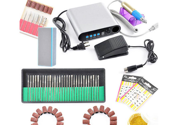 Manicure And Pedicure Metal Electric Nail File Drill Machine 25000 RPM Ultra Thin