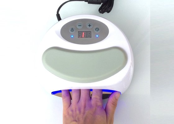 Portable White 24W CCFL UV LED Nail Lamp / Led Curing Lamp For Gel Nails