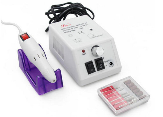 Portable Nail Drill Machine With 14000RPM Rated Speed / 6 Months Warranty