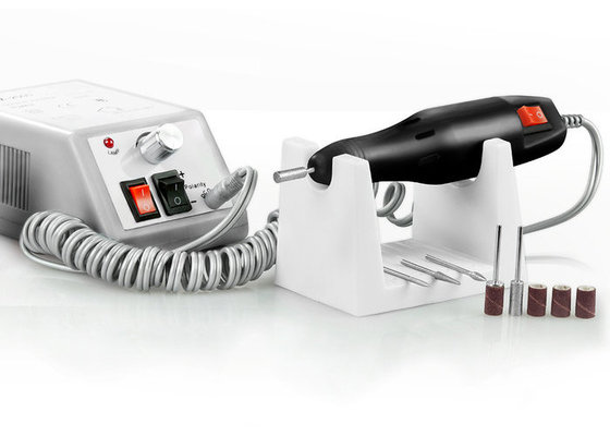 Compact Professional Electric Nail File With Nail Drill Bits + Hand Piece Table Rest