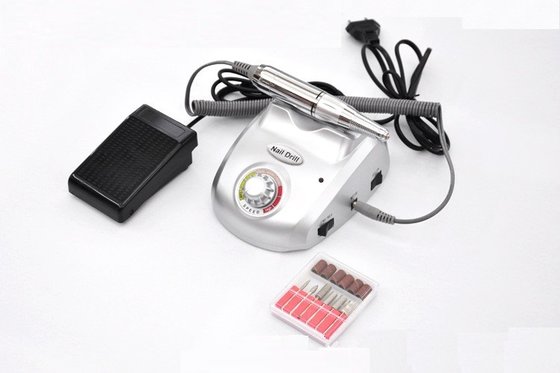 Elegant Silver Color Cosmetic Glazing Machine Nail Drill For Women