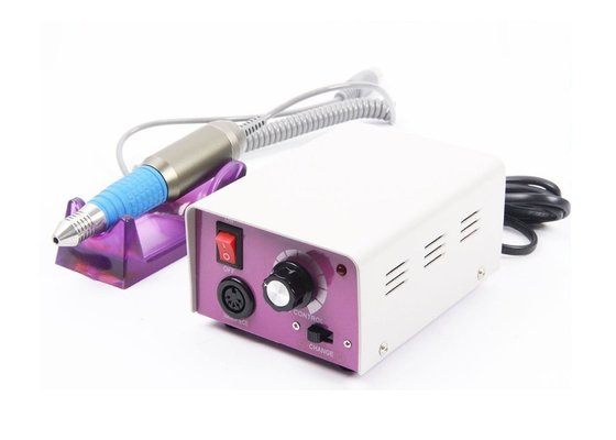 10W / 15W Grey And Purple Color Acrylic Nail Drill Set , Pedicure Nail Drill
