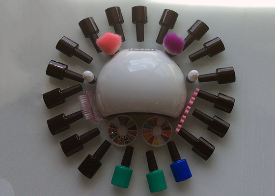 Smart LED UV Nail Gel Kits For Professional Salon , Nail Varnish Sets
