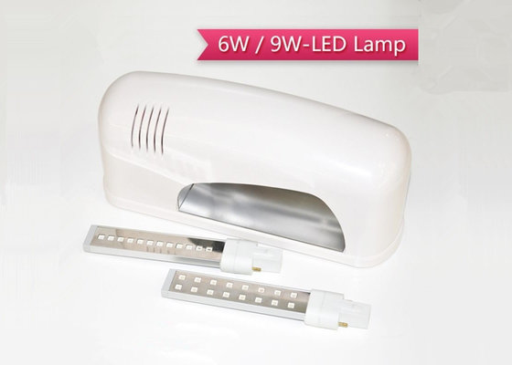 Durable Glass 6W 9W LED Nail Lamp / Bulb / Tube 405nm Energy Saving