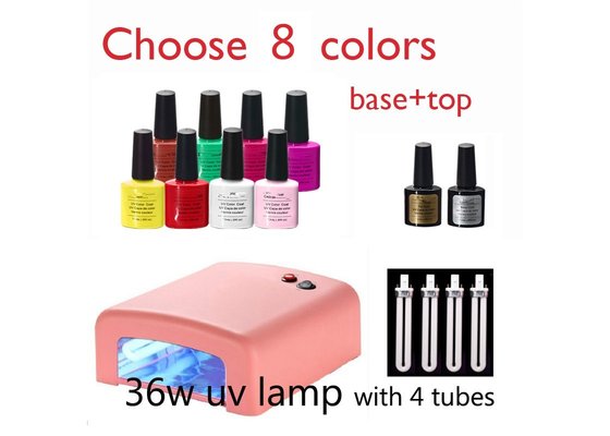 Multi Color UV Nail Gel Kits CE SGS MSDS , One Step Gel Fingernail Polish Kits