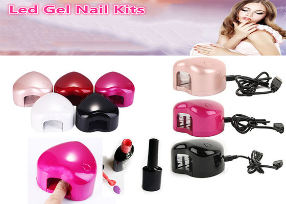 Soak Off Salon LED Nail Gel Kit Flexible And Rich Color 10ml / Nail Art Sets