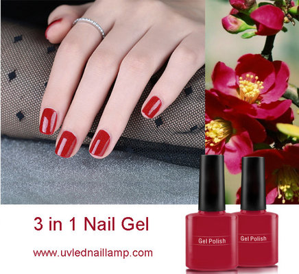 15ml LED Matte Nail Gel Soak Off  With Glass Bottle / 1 Year Warranty