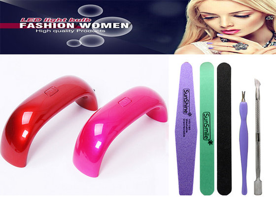 Salon 9Watt LED Nail Lamp Kits 120 Colors One Step Nail Gel Manicure Set