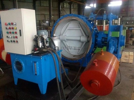 Fast Closing Butterfly Valve Equipped hydraulic control System and Weight Hammer  ,three-eccentric butterfly valve