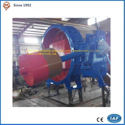 emergency closed  butterfly valve with hydraulic control system metal sealed